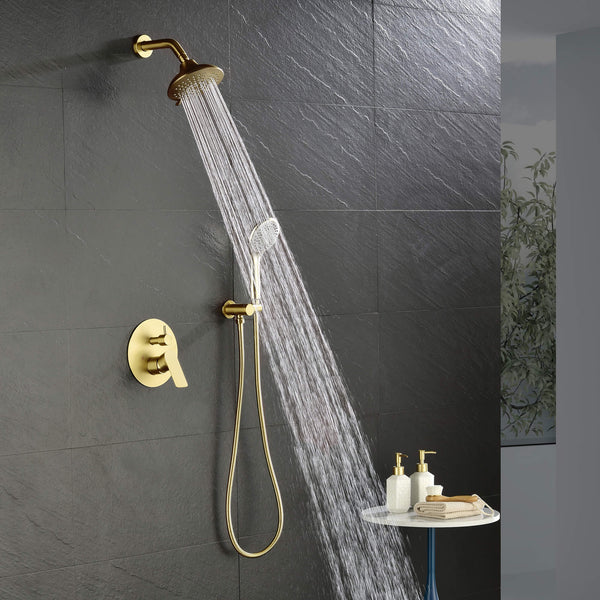 5-Setting Bathroom Shower Set with Rainfall Shower Head