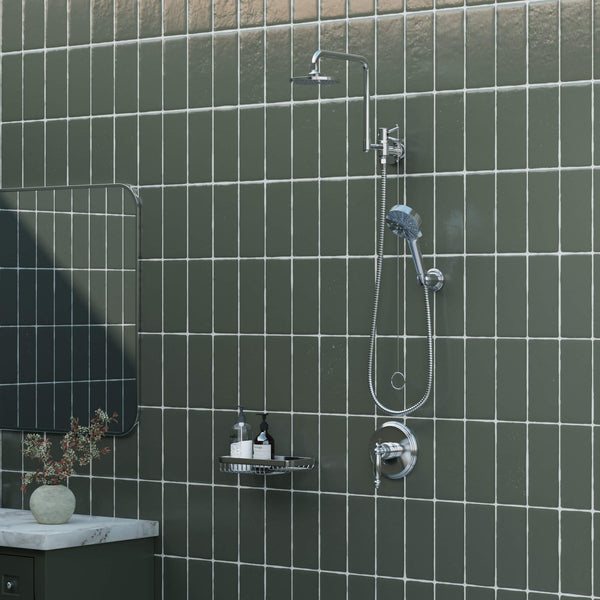 Shower Upgrade Kit for Older Homes with Handheld and Showerheads Combo