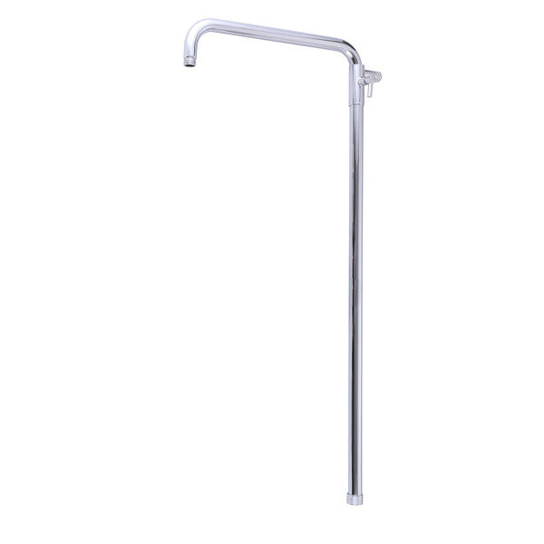 Stainless Steel Exposed Shower Pipe Shower Mixer Tube Accessories Fitt